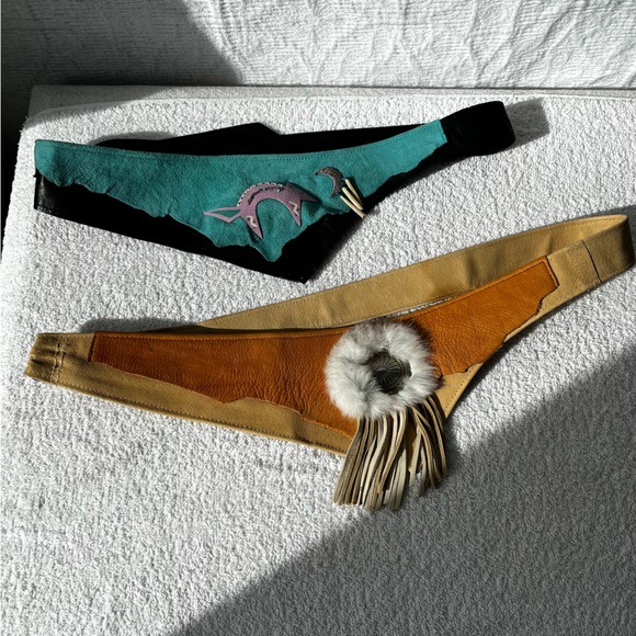 Vintage | Accessories | Vintage Art Belts 988 D Orndorff Leather ...